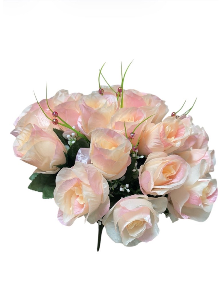 Ramos de rosas con perlas